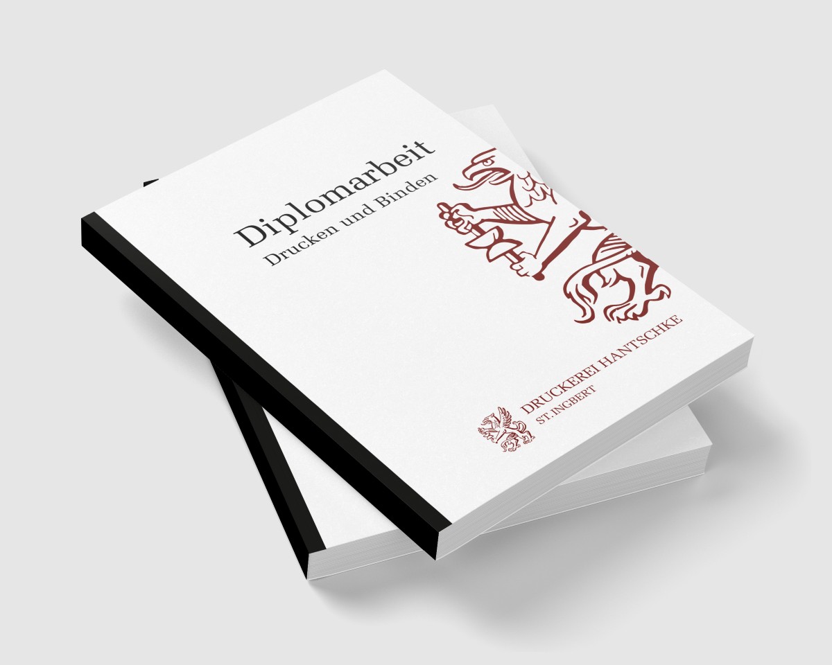Druckerei Hantschke Diplomarbeit binden